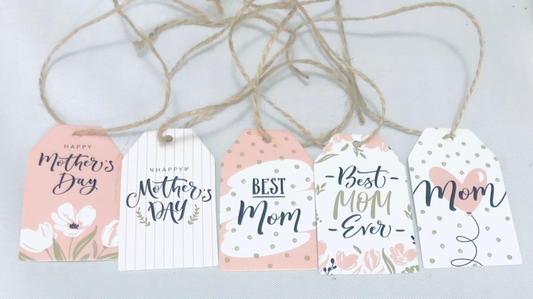 Mothers Day Gift Tag, Step Mom Gift Tag, Happy Mothers Day Tag, Gift ...