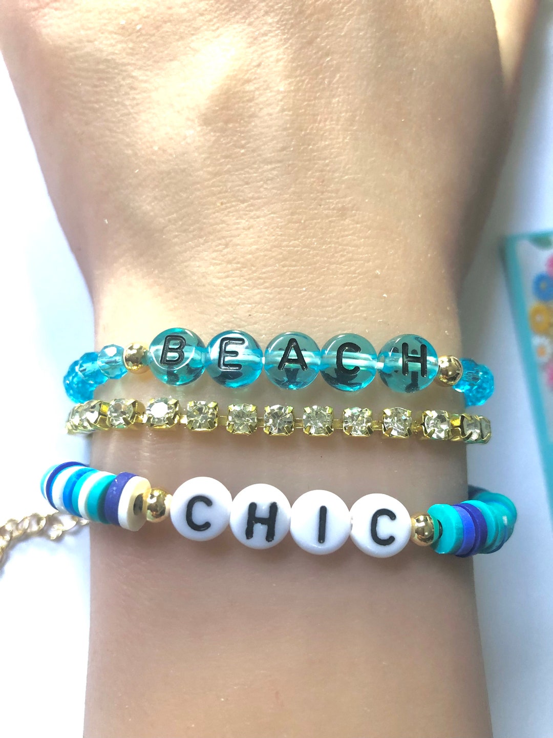 Beach Chic Heishi Bracelets| Buy 2 Get Rhinestonefree | Beach Time ...