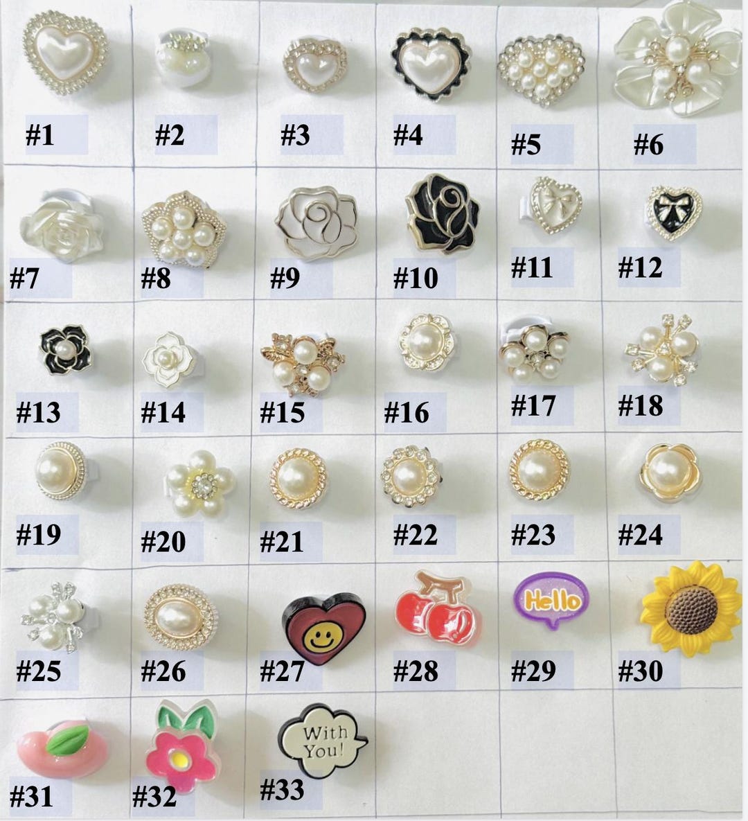 Rhinestone Sneaker Lace Charms: Shoe Lace Charms | Faux Pearl Acrylic ...
