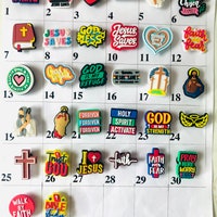 Christian Charms for Crocs, Jesus Themed Shoe Charms, Christ Charms ...