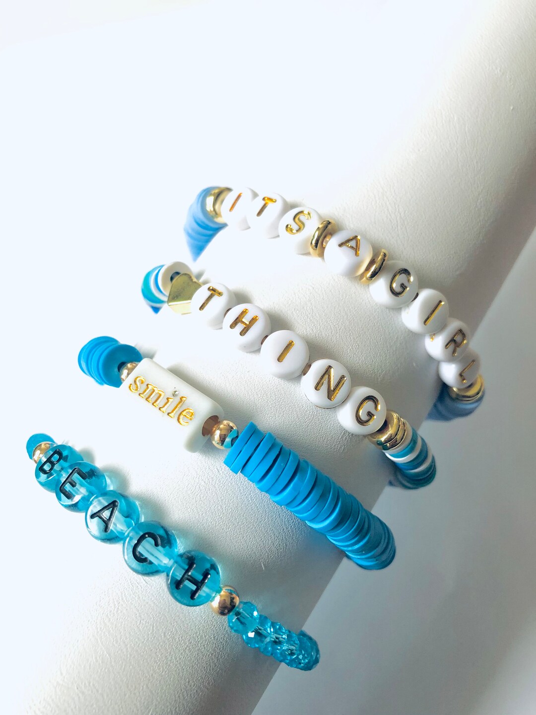 Summertime Heishi Girls Bracelets 2 FREE Shoe Charms Road Trip ...