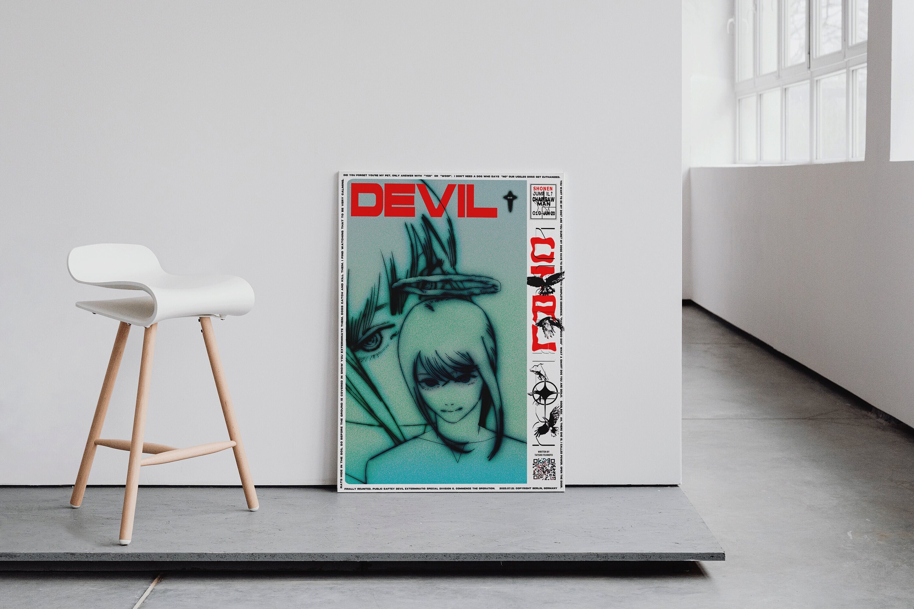 Makima Anime Poster V2 - Etsy