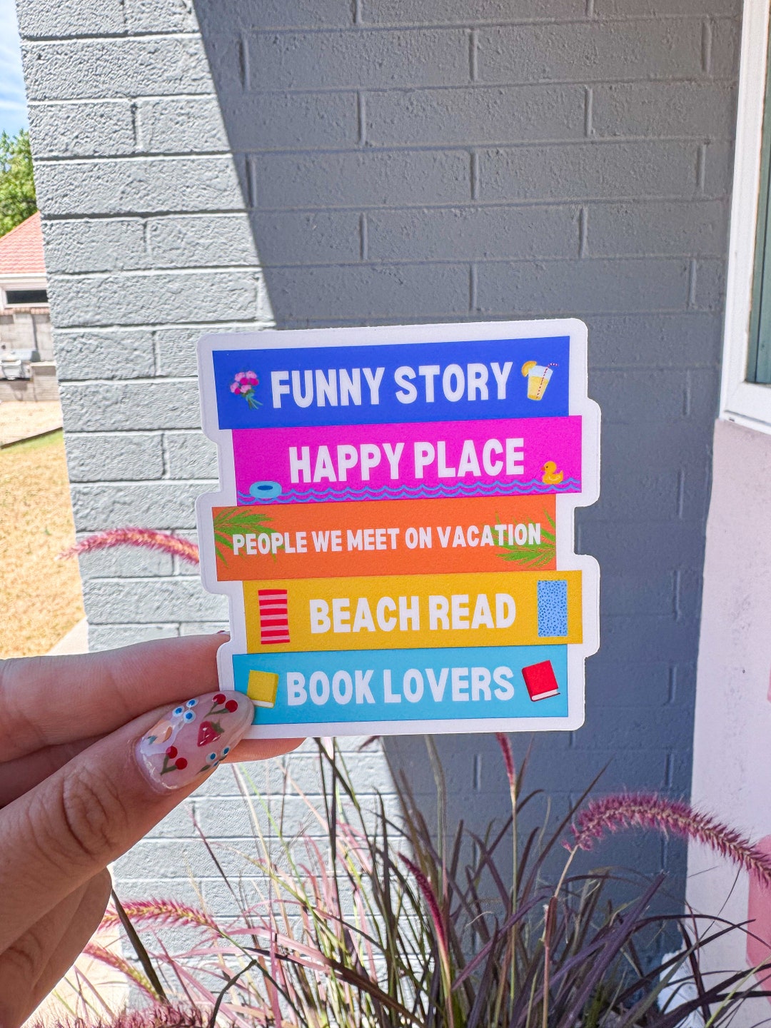 Emily Henry Books Sticker Clear Sticker Book Club Book Lovers Funny ...