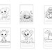 10 Animals Coloring Pages Ready for Printing - Etsy