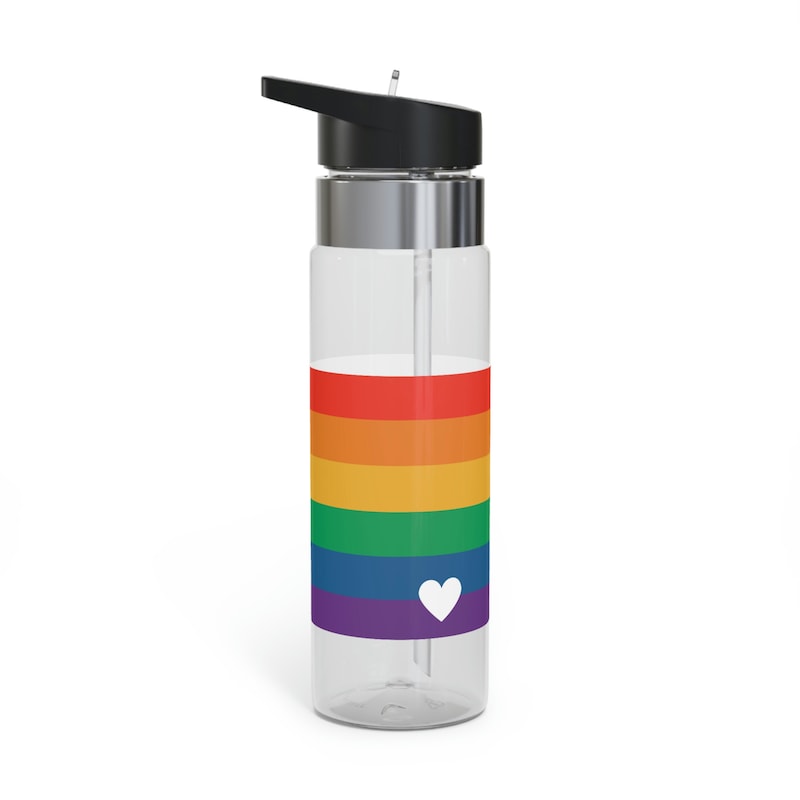 Rainbow Water Bottle - Etsy