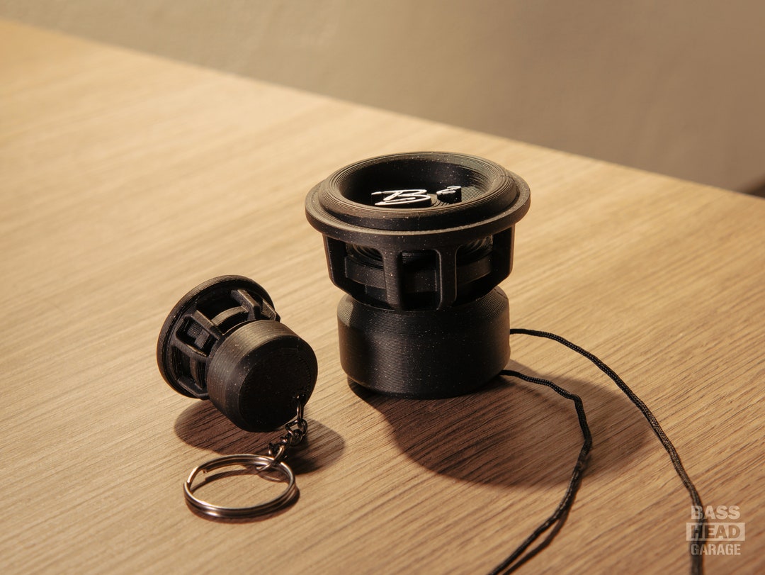 B2 AUDIO - 3D Printed Subwoofer Keychain / Rear View Mirror Hanger ...