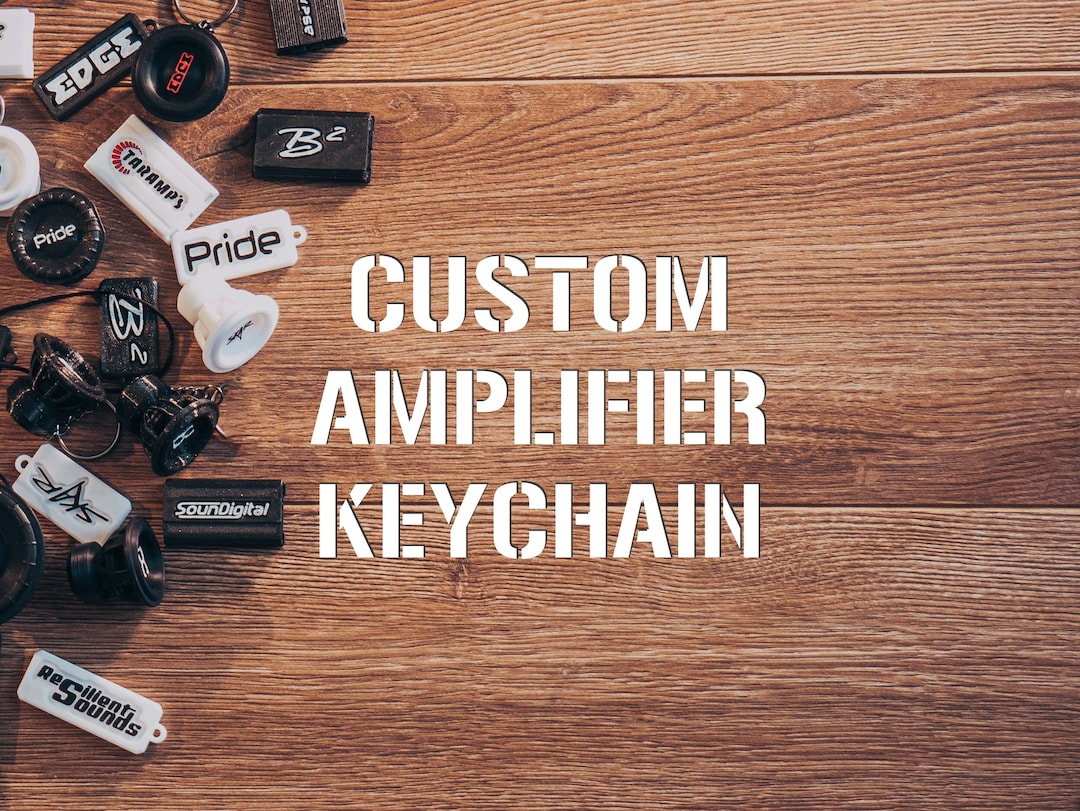 CUSTOM AMPLIFIER KEYCHAIN - Custom 3D Printed Subwoofer Keychain - Etsy