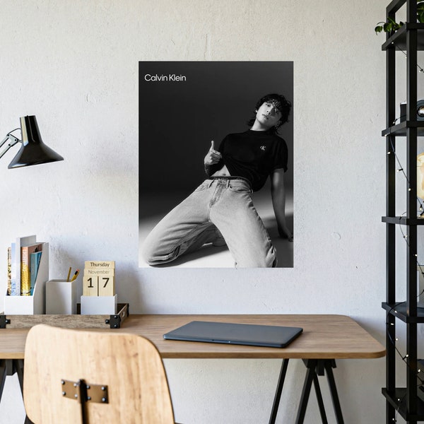 Bts Jungkook Poster Calvin Klein - Etsy
