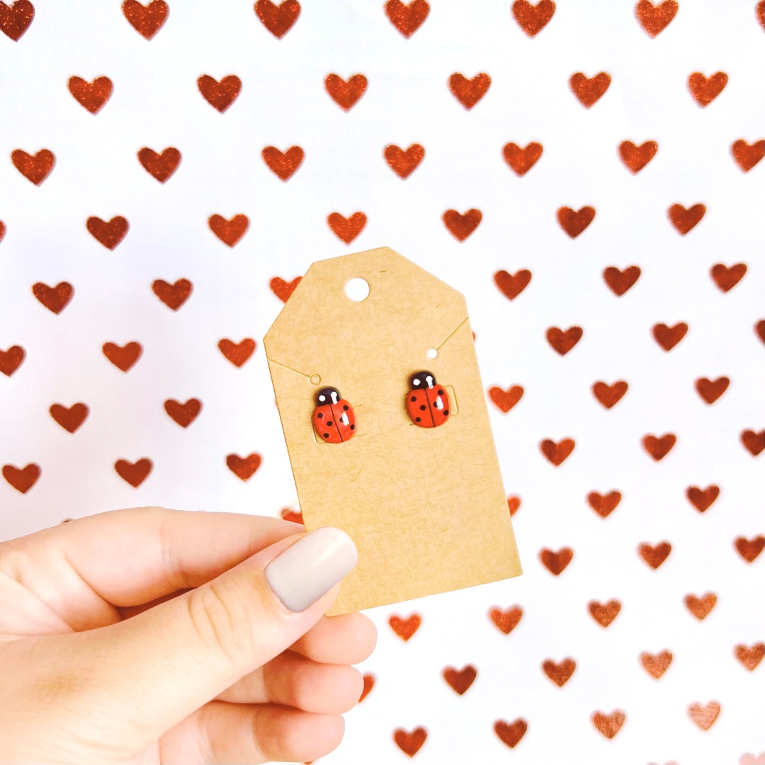 Charlies Ladybug Studs - Etsy