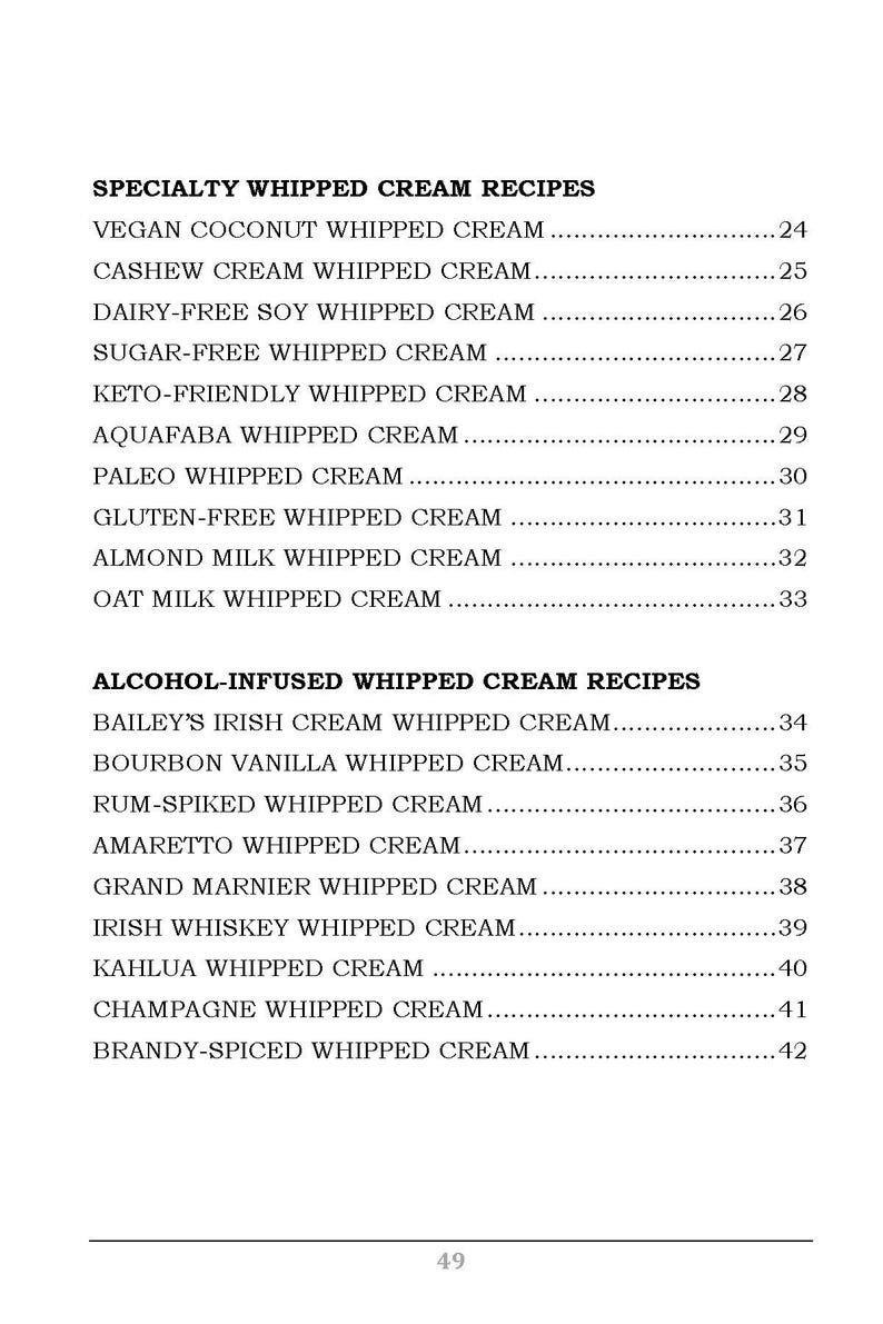 Whipped Cream Recipes - Flavor and Versatility, Homemade Classic ...