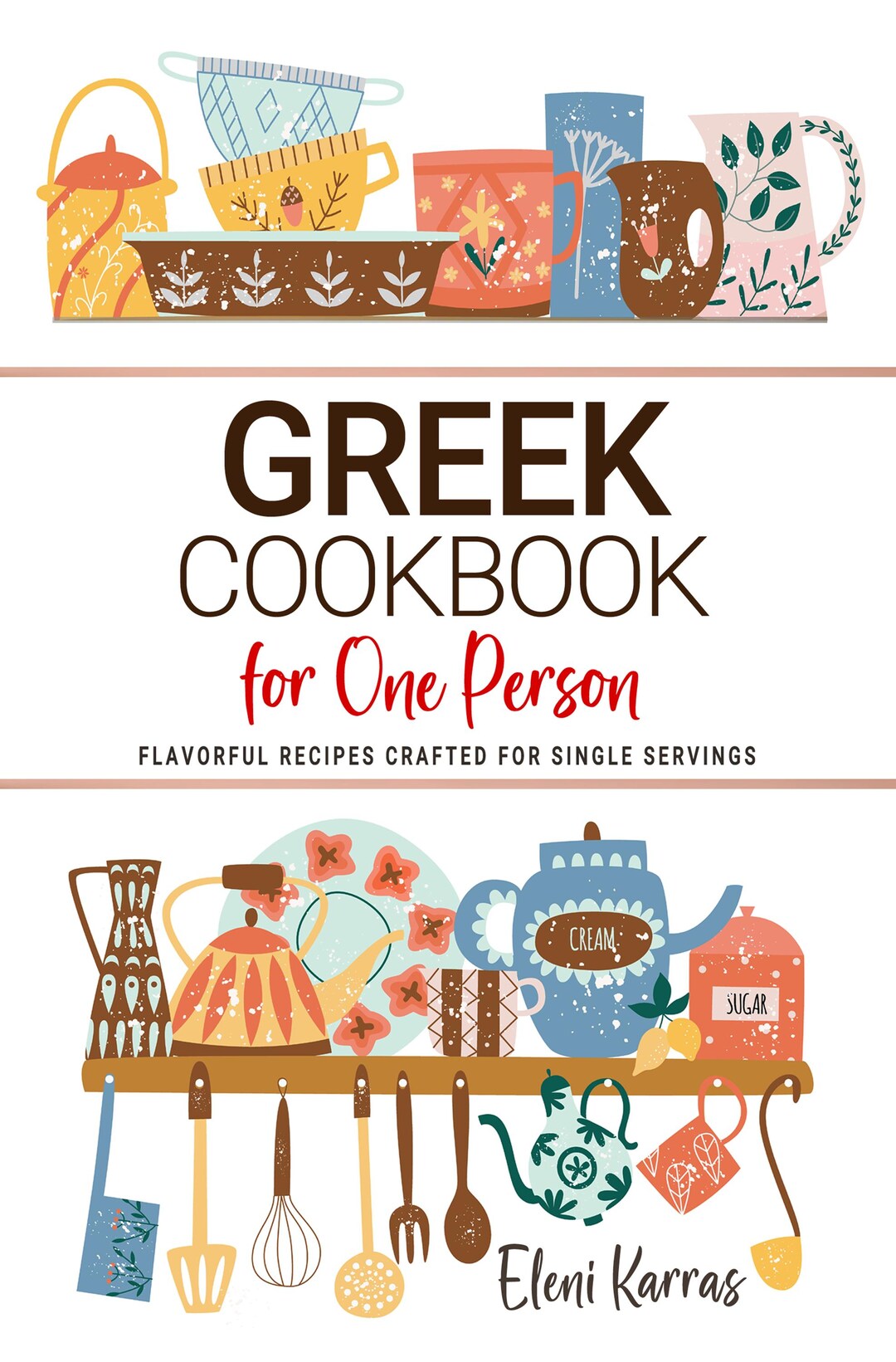 Greek Cookbook for One | Authentic Mediterranean Recipes - Etsy Australia