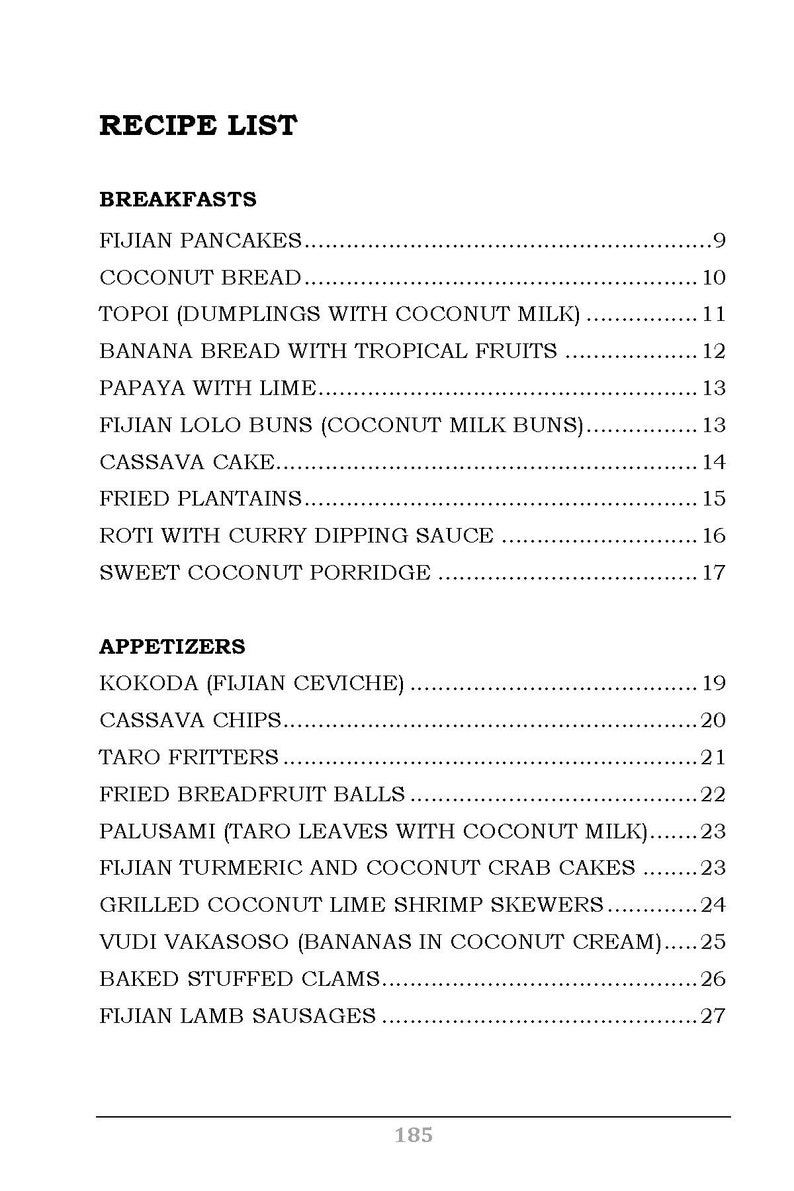 Fiji Cookbook - the Rich and Diverse Flavors of Fijian Cuisine - Fiji ...