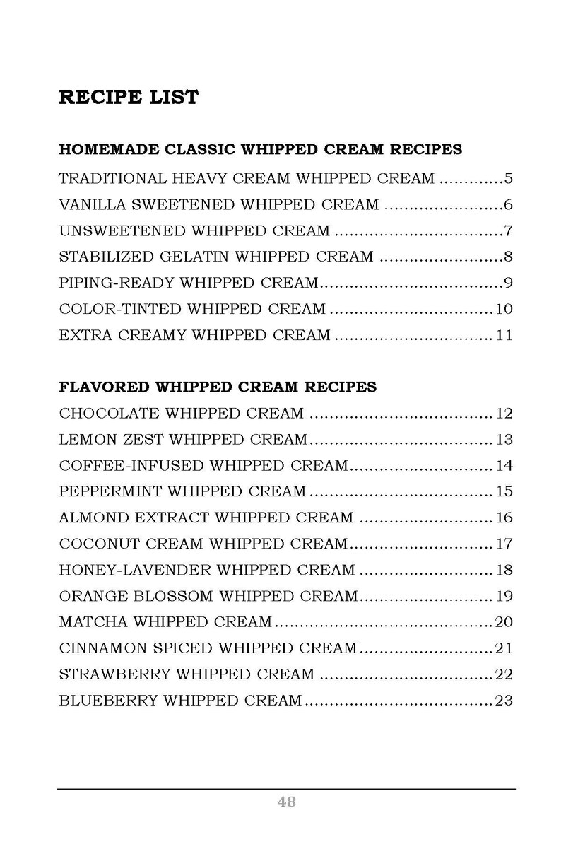 Whipped Cream Recipes - Flavor and Versatility, Homemade Classic ...