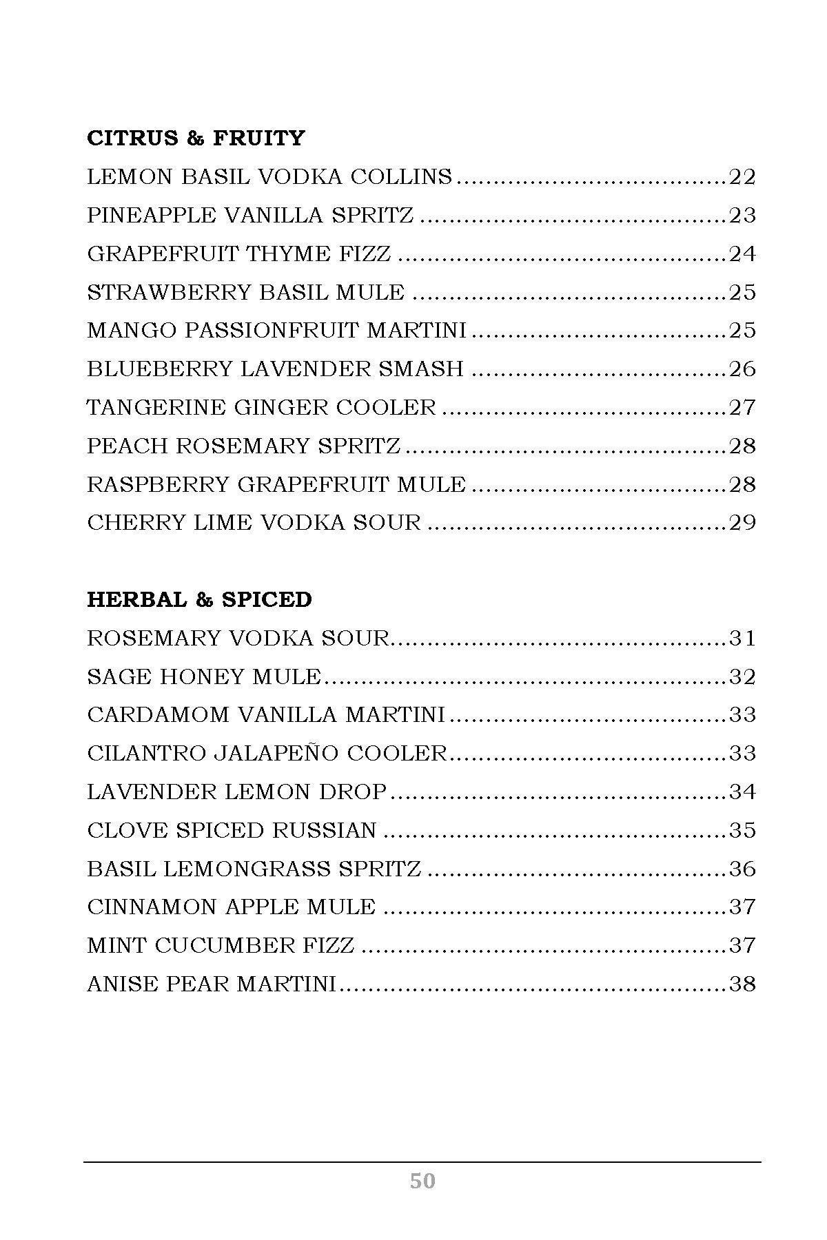 Vodka Cocktail Recipes Book: 50 Classic Creations - Etsy