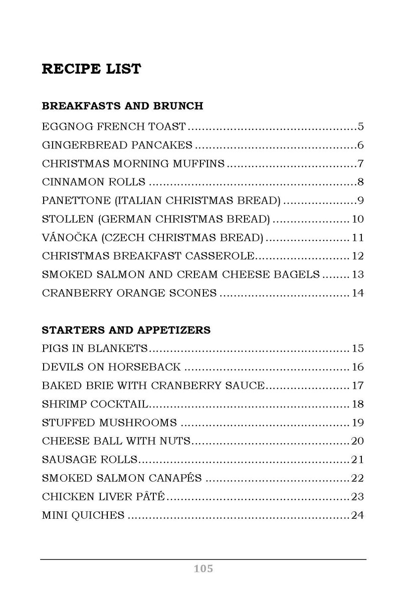 Christmas Recipes Cookbook - Christmas Recipe Book, Christmas Dinner ...