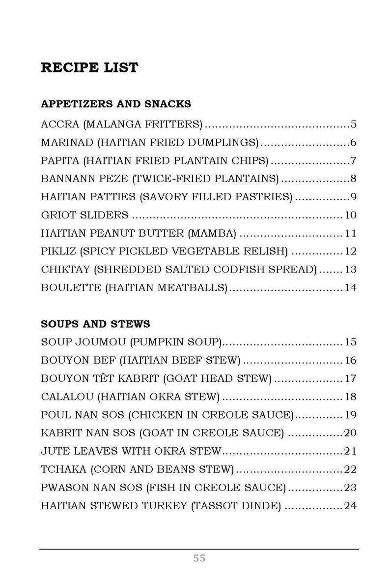 Haitian Recipes Cookbook - Culture and Tradition . Haitian Cookbook ...