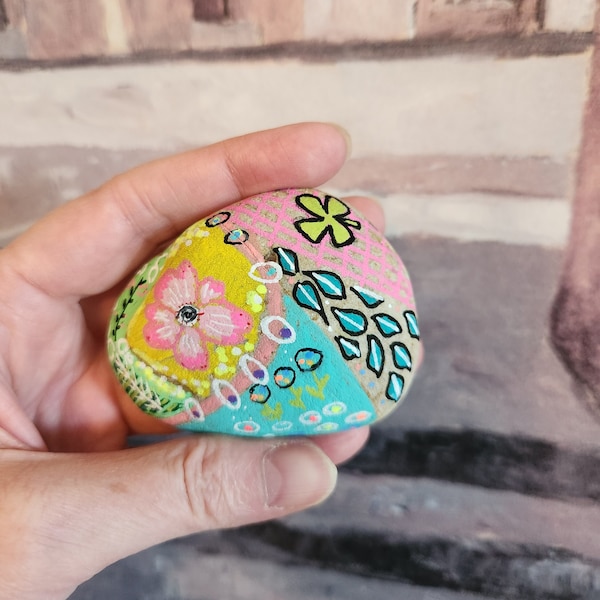 Hand Painted Rock - Etsy