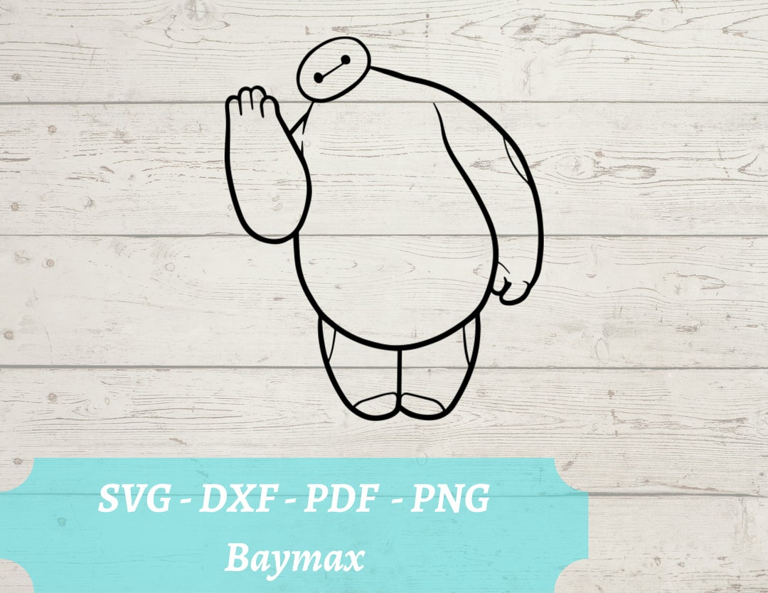 Baymax SVG Laser Cut File, Big Hero 6 Baymax Download Digital File ...
