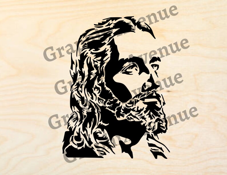 Jesus Christ Portrait Multi-layer SVG Laser Cut File Jesus - Etsy