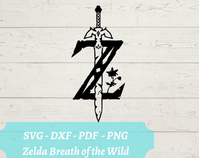 ZELDA: Breath of the Wild Logo ZL-02 - Etsy