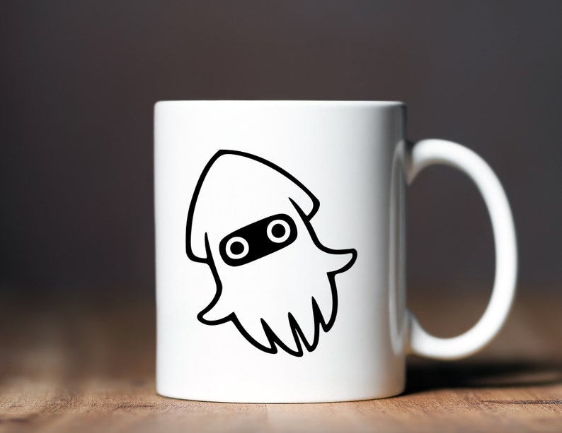 Blooper Squid SVG File Video Game Underwater Fish From Super - Etsy