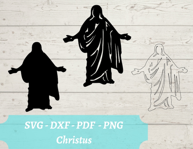 Christus SVG Laser Cut File Jesus Christ Religious Decor - Etsy