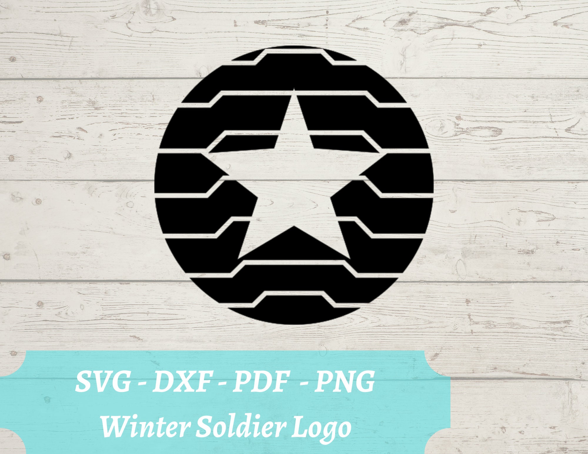 Winter Soldier Symbol SVG File Avengers Bucky Barnes Download - Etsy Canada