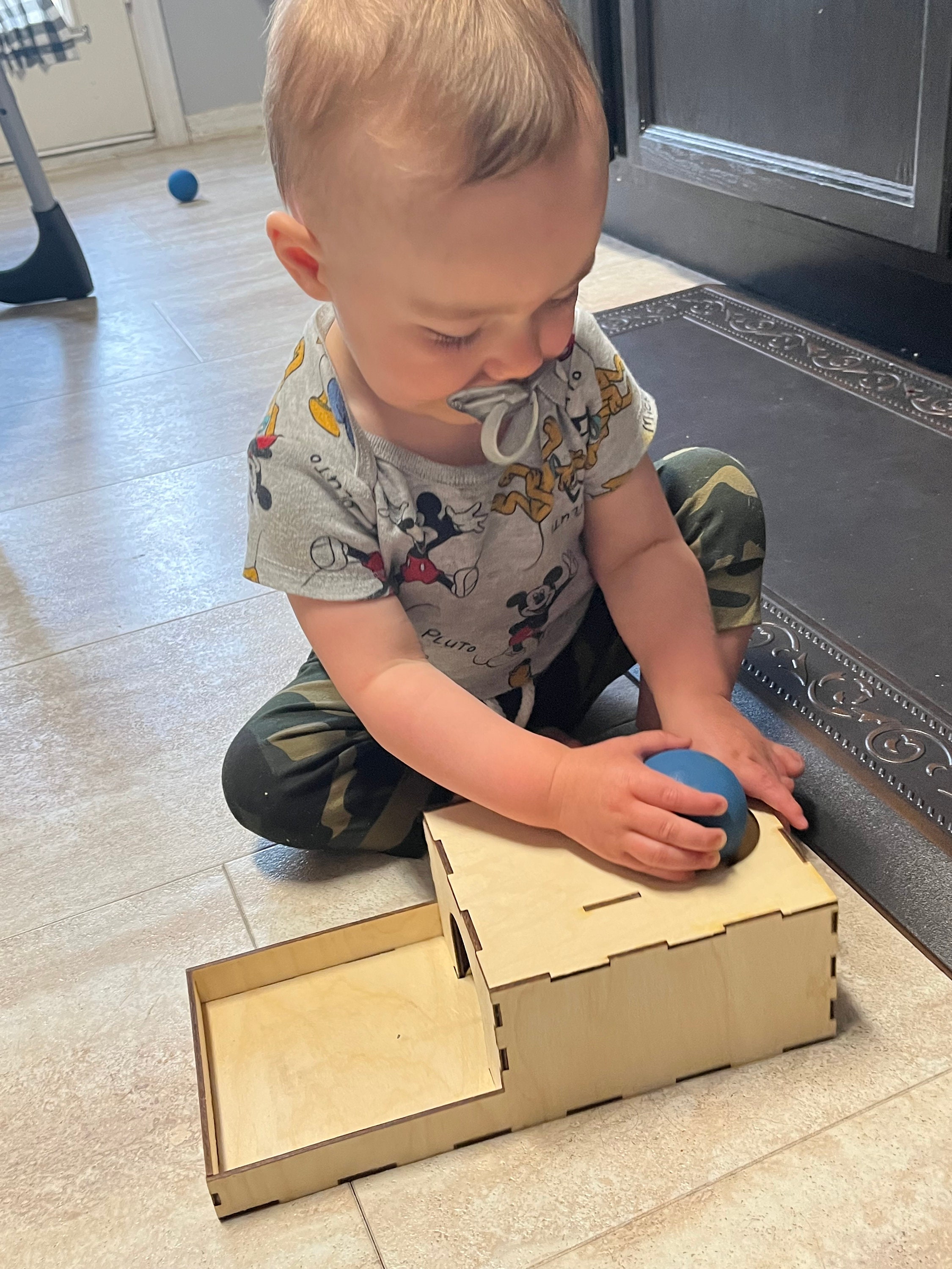 Baby Ball Box SVG File, Ball Drop Box Download Digital File - Dxf, Pdf ...