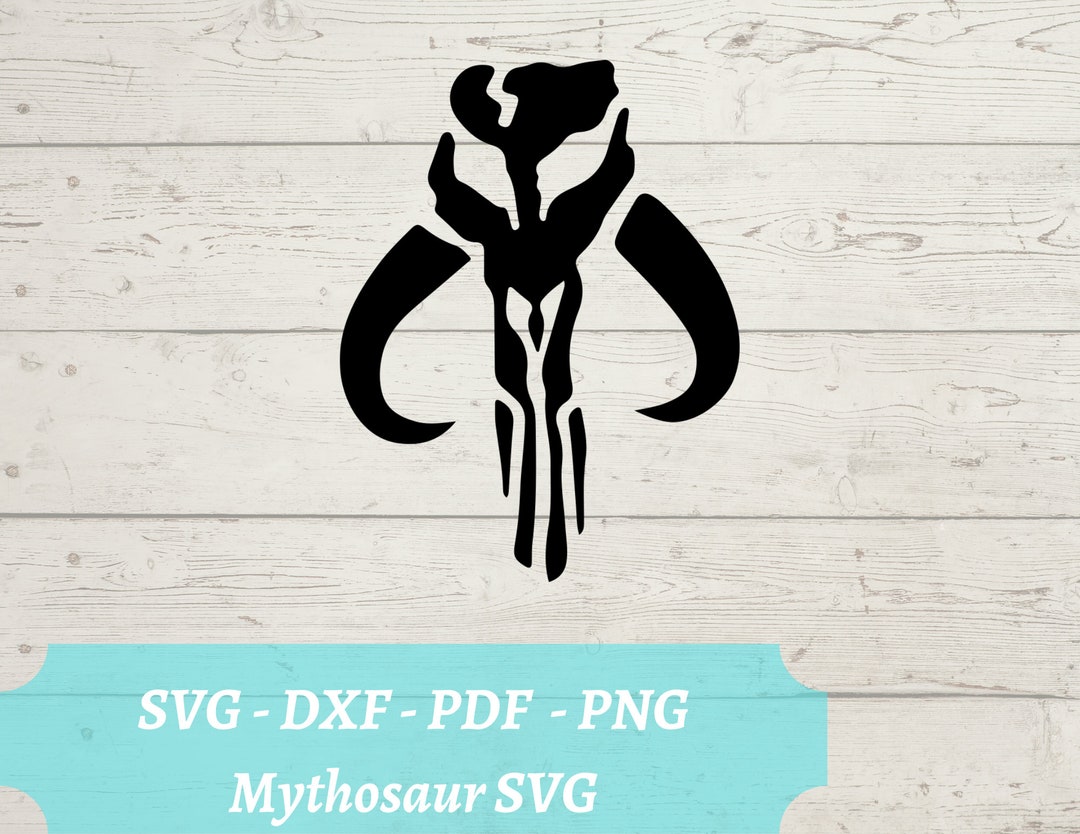Mythosaur SVG File, Star Wars Boba Fett Mythosaur Skull Download ...