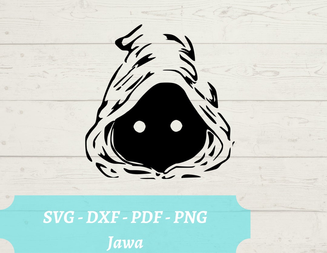 Jawa SVG File, Star Wars Jawa Alien Download Digital File Dxf, Pdf, Png ...