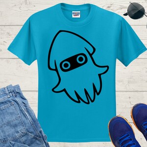 Blooper Squid SVG File, Video Game Underwater Fish From Super Mario ...