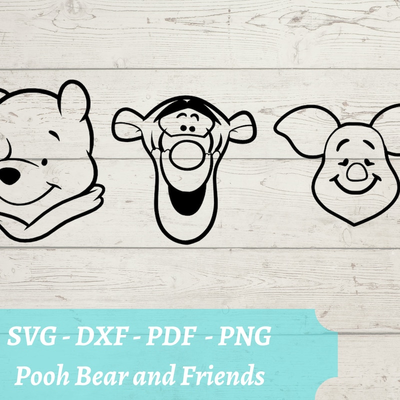 Winnie the Pooh Outline - Etsy