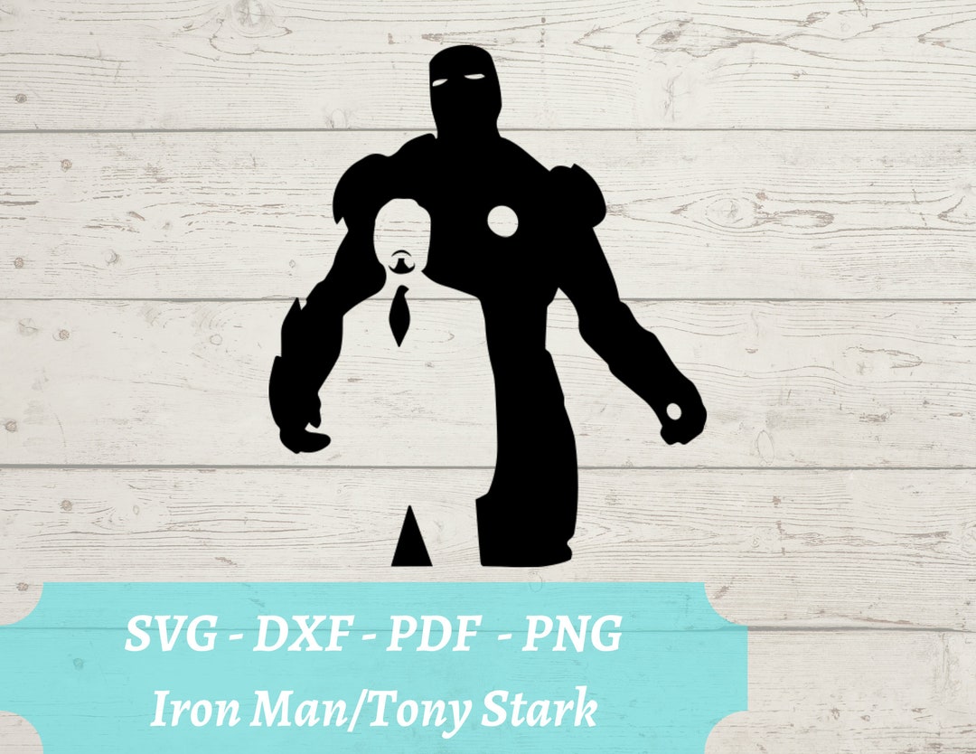 Iron Man Tony Stark SVG File, Avengers Iron Man Download Digital File ...