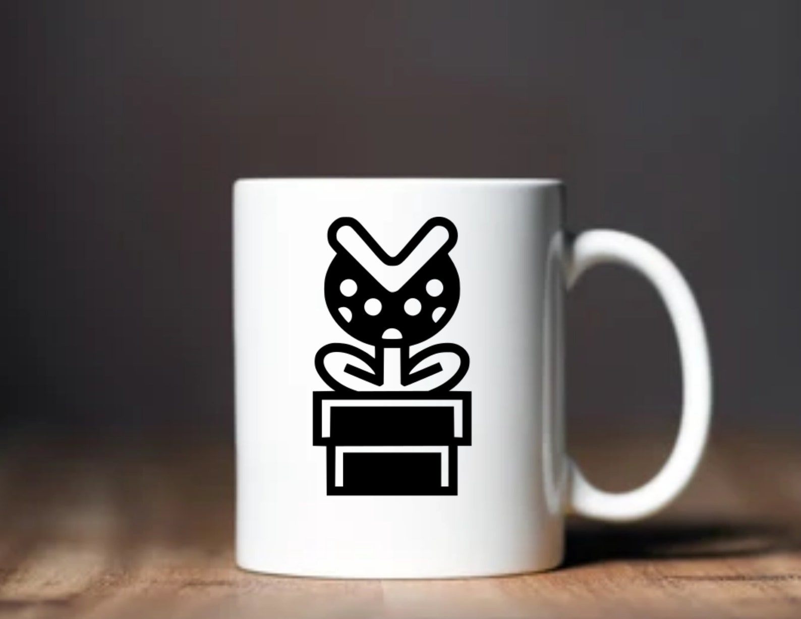 Mario Piranha Plant SVG File, Video Game Piranha Flower From Super ...