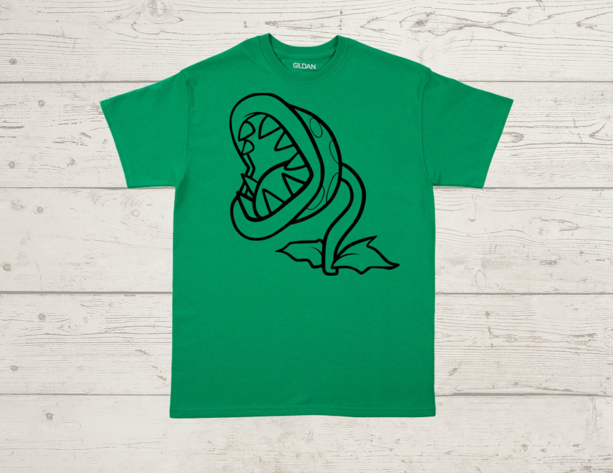 Mario Piranha Plant SVG File Video Game Piranha Flower From - Etsy