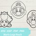 Mario Luigi Peach SVG File, Video Game Super Mario Bros Princess Peach ...