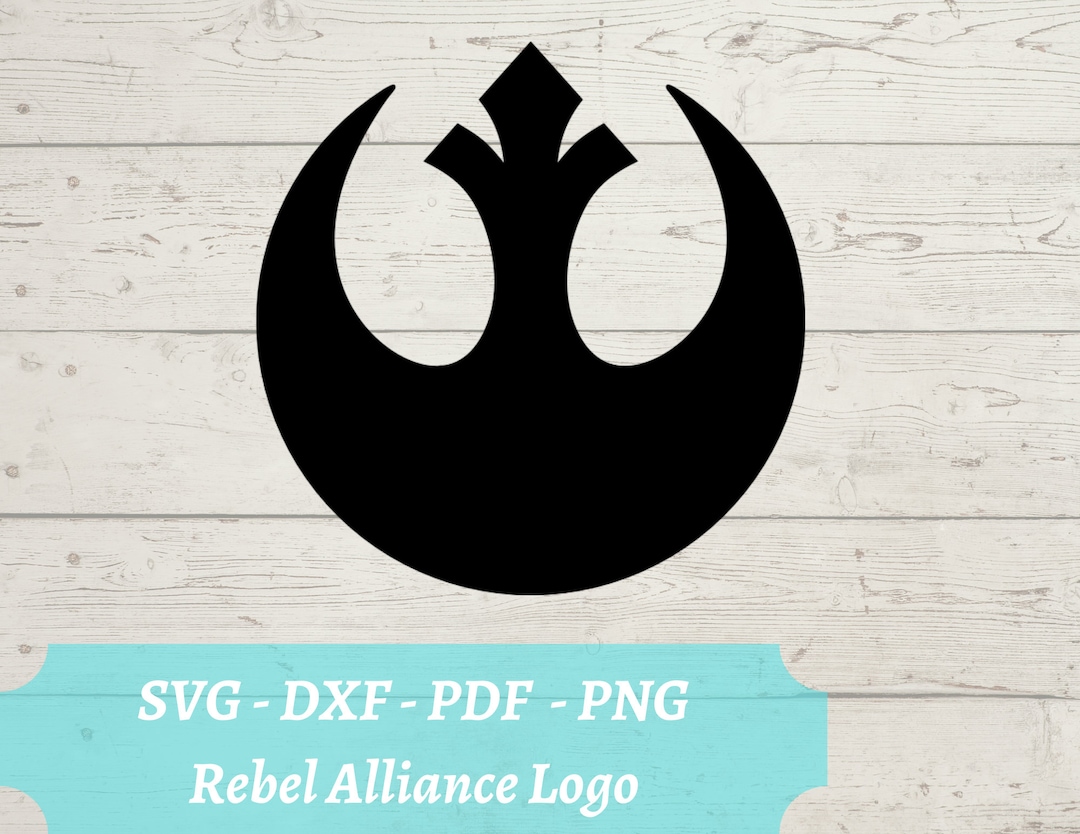 Rebel Alliance Symbol SVG File, Star Wars Rebel Icon Download Digital ...