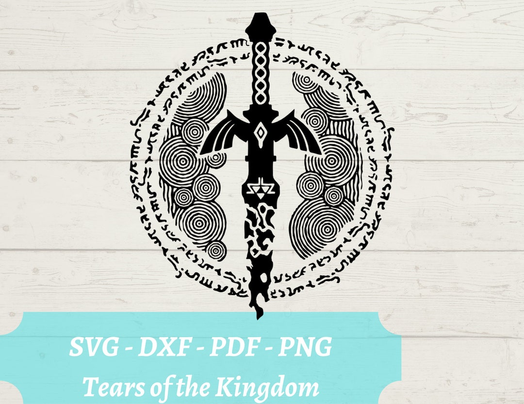 Legend of Zelda Tears of the Kingdom SVG File, Video Game Download ...