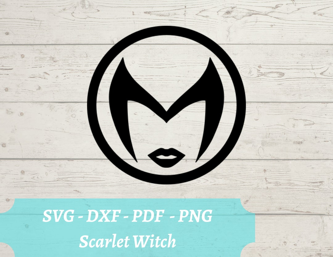 Scarlet Witch SVG File, Wanda Maximoff Download Digital File - Dxf, Pdf ...