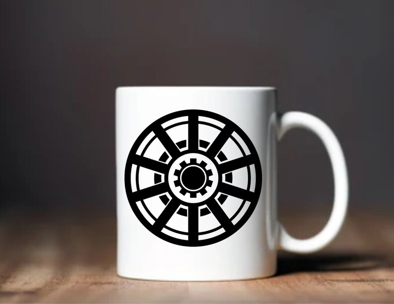 Arc Reactor SVG File Iron Man Download Digital File Dxf - Etsy