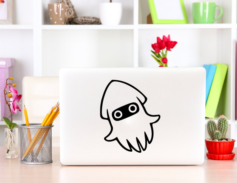 Blooper Squid SVG File, Video Game Underwater Fish From Super Mario ...