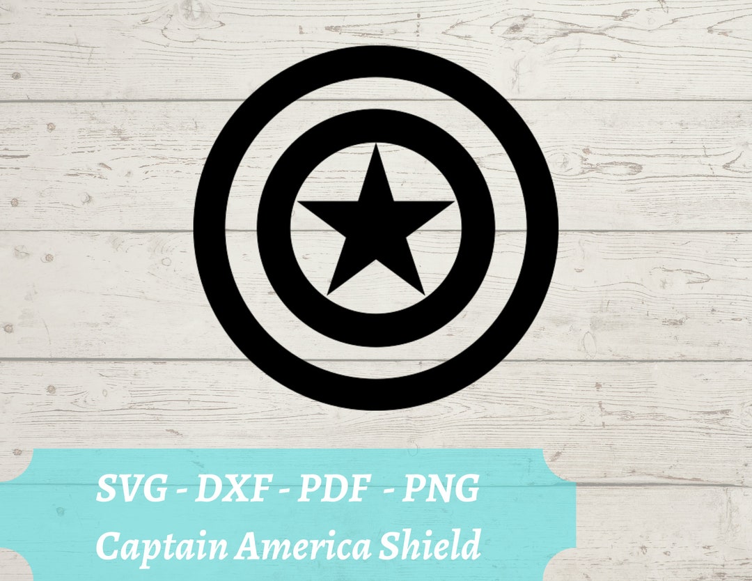 Captain America Shield SVG File, First Avenger Cap Download Digital ...