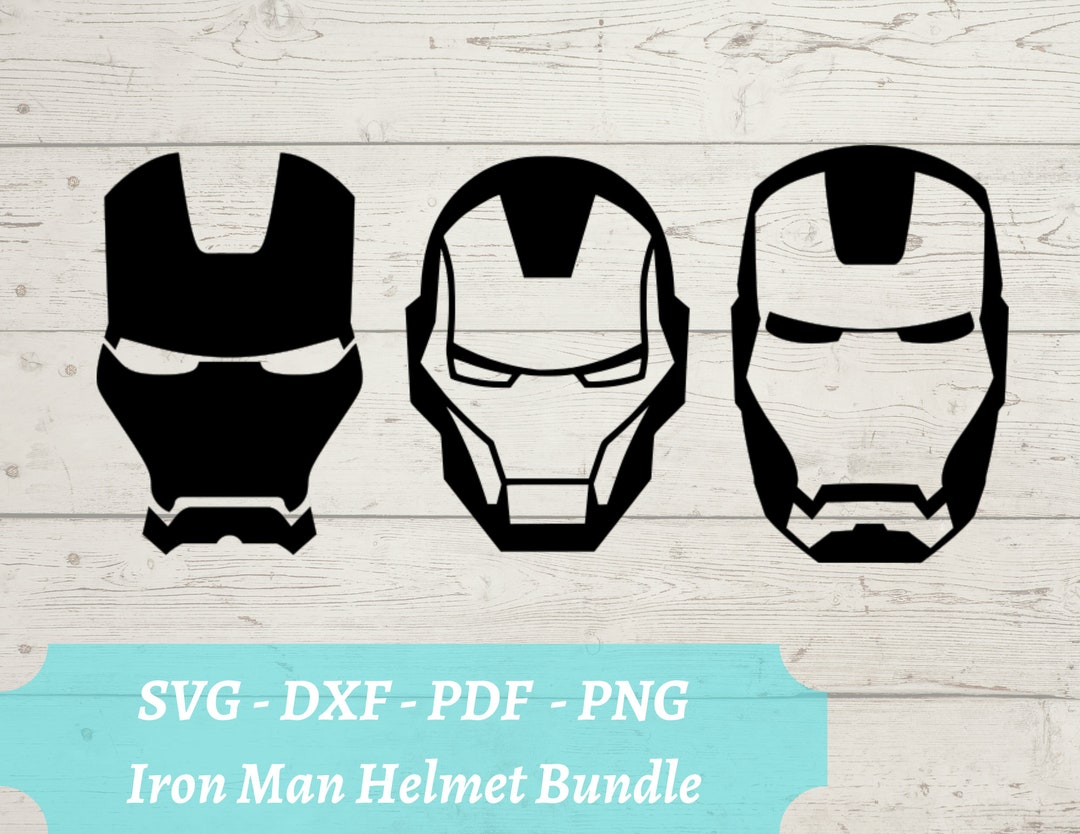 Iron Man Helmet Faceplate SVG File, Ironman Face Download Digital File ...