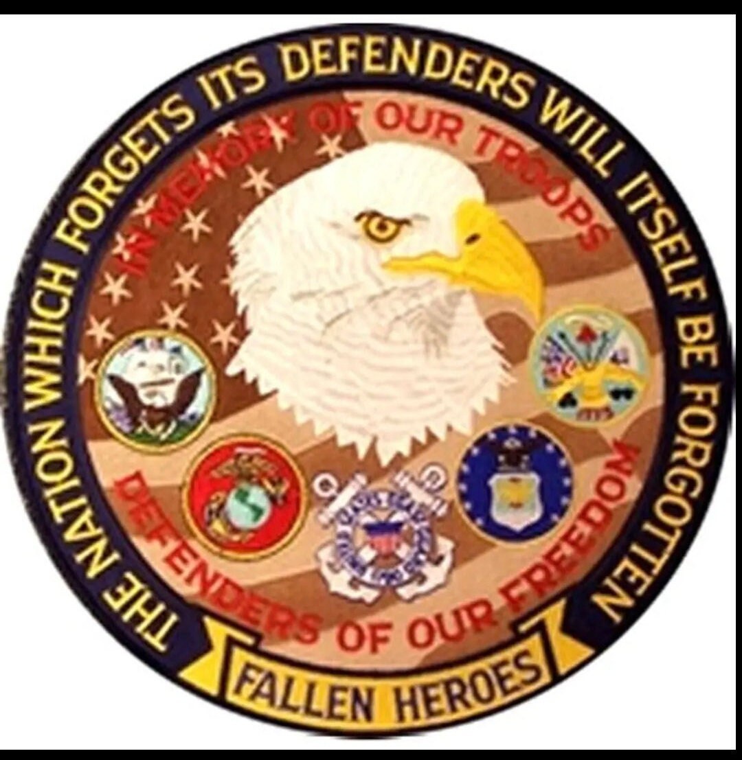 Fallen Heroes 12" Patch - Etsy