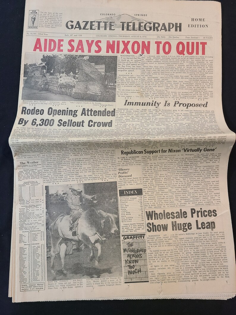 Historical Newspapers...great for Any History Buff!!! - Etsy