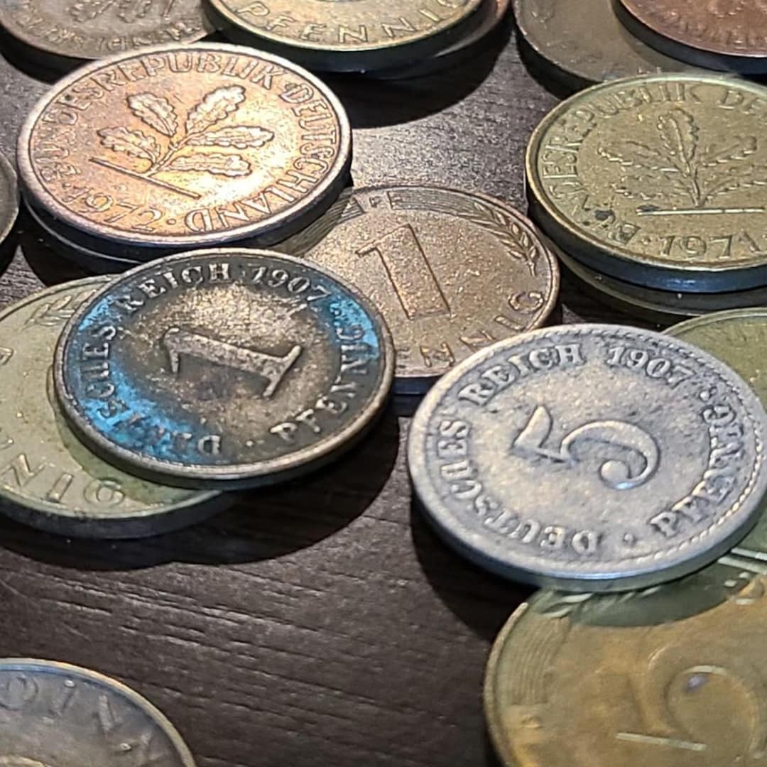 OVER FIFTY* Historical German Pfennig Coins; *1907* - Modern Era! - Etsy