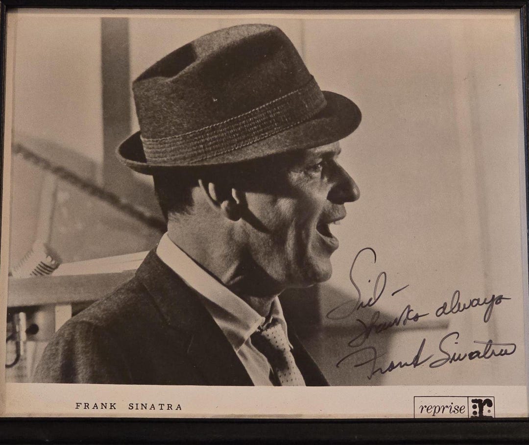 Frank Sinatra Autographed Photo - Vintage Gem of the Entertainment ...