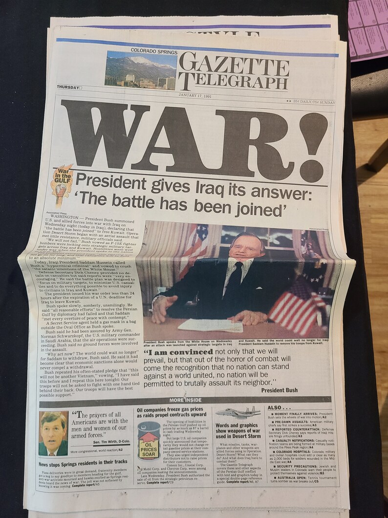Historical Newspapers...great for Any History Buff!!! - Etsy