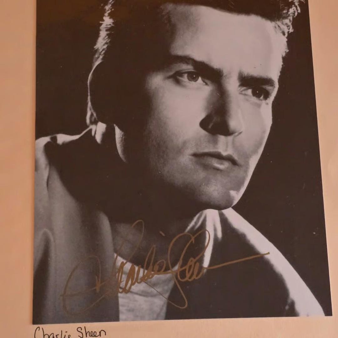 Charlie Sheen Signed Autographed Photo - Great Collector Piece! - Etsy