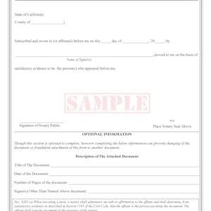 California Notary Certificates: Acknowledgment, Jurat, Power of ...
